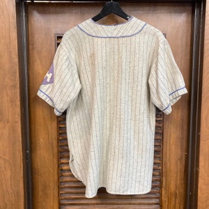 Vintage 1920’s “davenports” Stripe Athletic Wool Baseball Sports Shirt ...