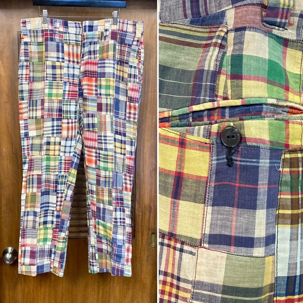 Madras Patchwork - Etsy