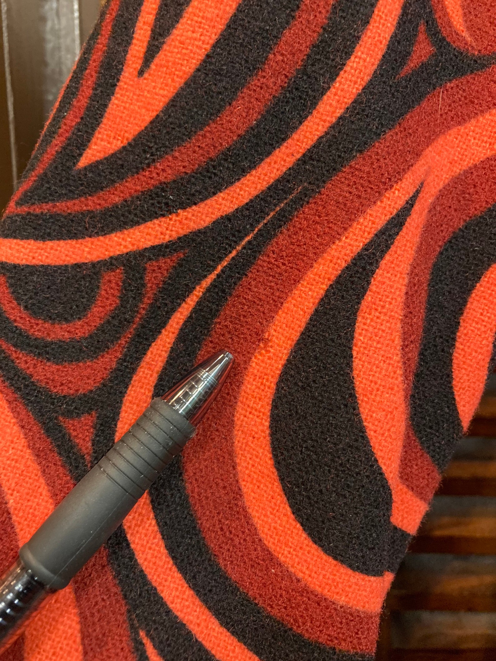 Vintage 1960s Orange Mod Op Art Psychedelic Wool Spy Coat - Etsy