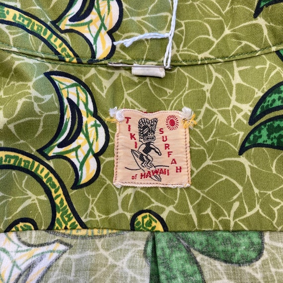 Vintage 1960’s Atomic Mod Pop Art Tiki Surf Cotton Ha… - Gem