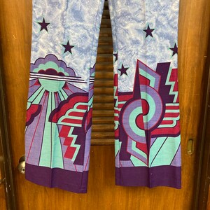 Vintage 1960’s -deadstock- W32 Amazing Psychedelic Hippie Rocker Flare ...