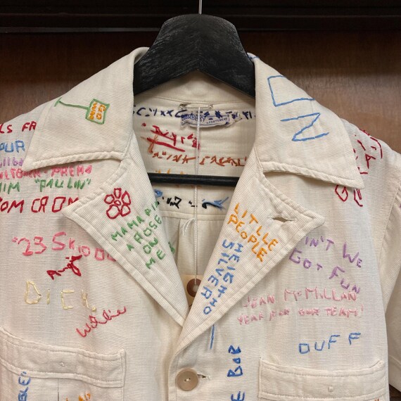 Vintage 1930’s Original Autograph Art Embroidery Deta… - Gem