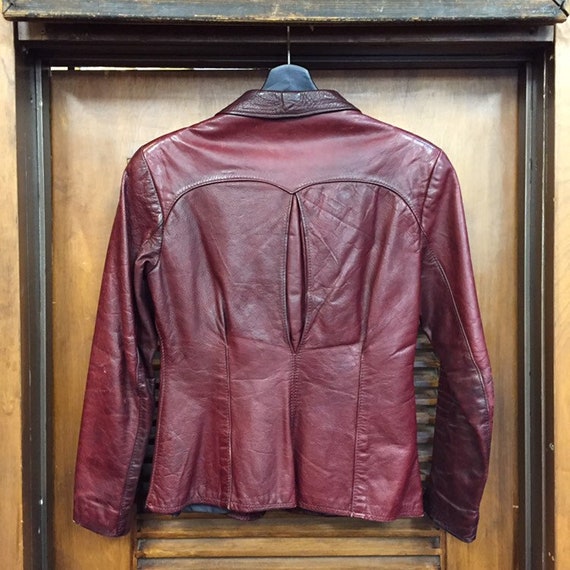 Vintage 1960’s Gandalf Painted Couple Leather Jacket,… - Gem