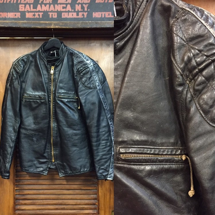 Vintage 1960's “taubers” Brand Cafe Racer Leather Jacket Vintage 1960's “taubers” Brand Cafe Racer Leather Jacket
