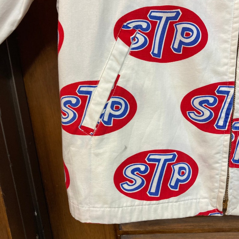 Vintage 1960s STP Hot Rod Drag Race Cotton Windbreaker Pop - Etsy