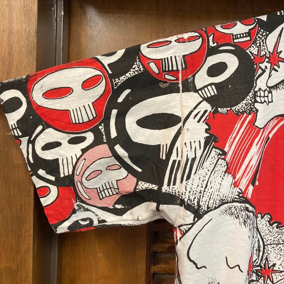Vintage 1990’s Killer Clown Skull Punk Goth Cotton AO… - Gem