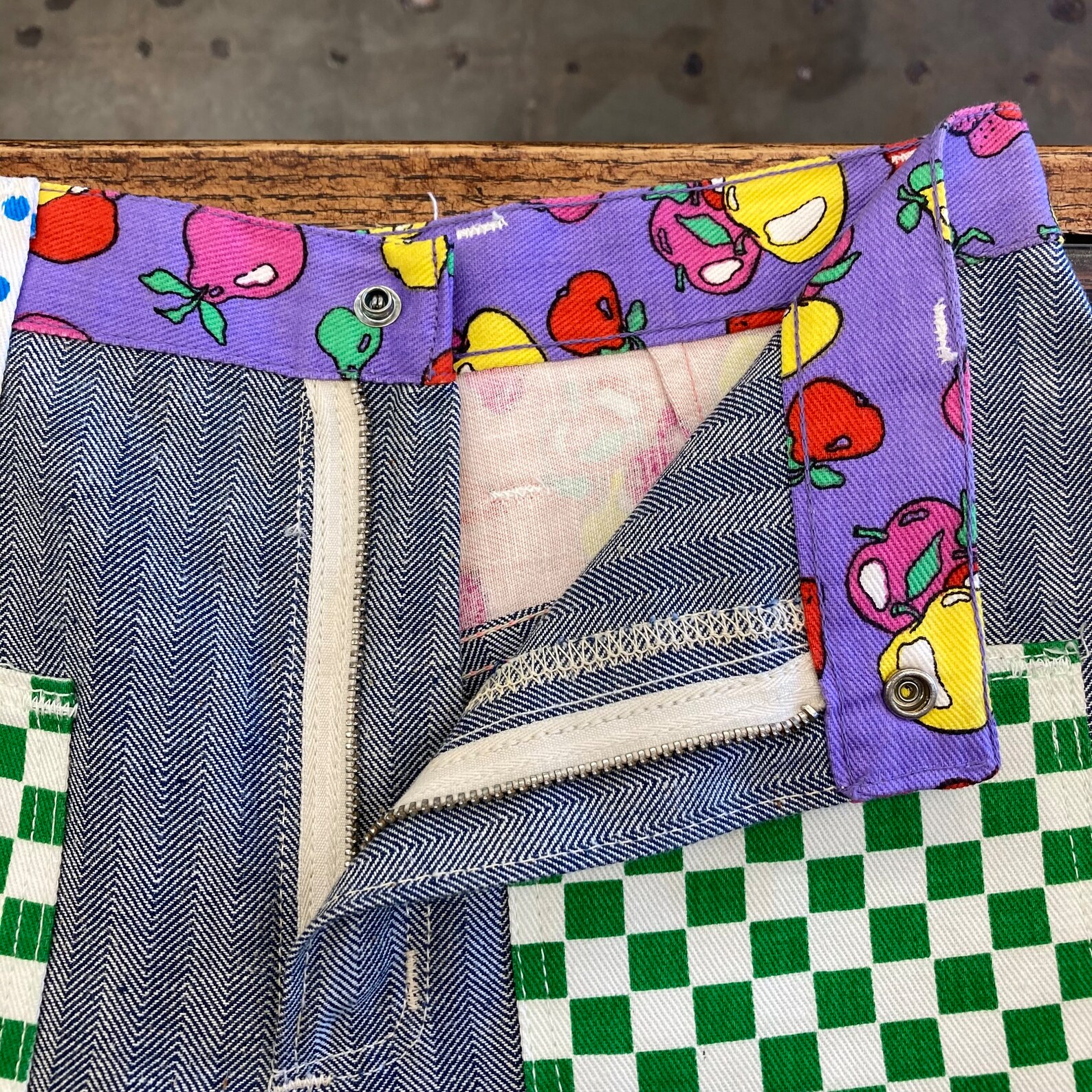 Vintage 1960’s W28 “peter Max” Wrangler Pop Art Denim Mod Hippie Pants ...