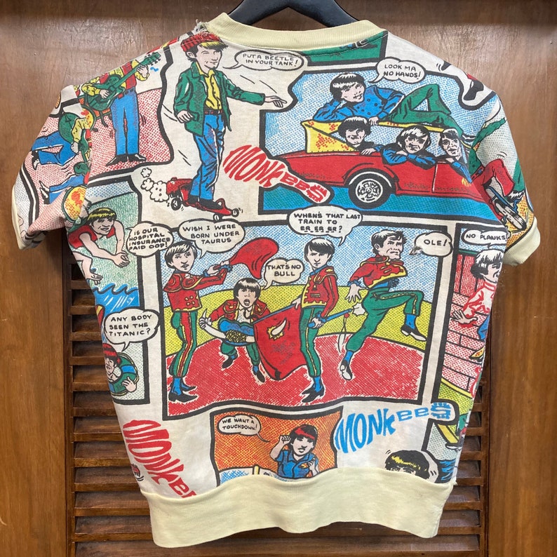 Vintage 1960s Dated 1967 Monkees Rock Band Pop Art Cartoon - Etsy
