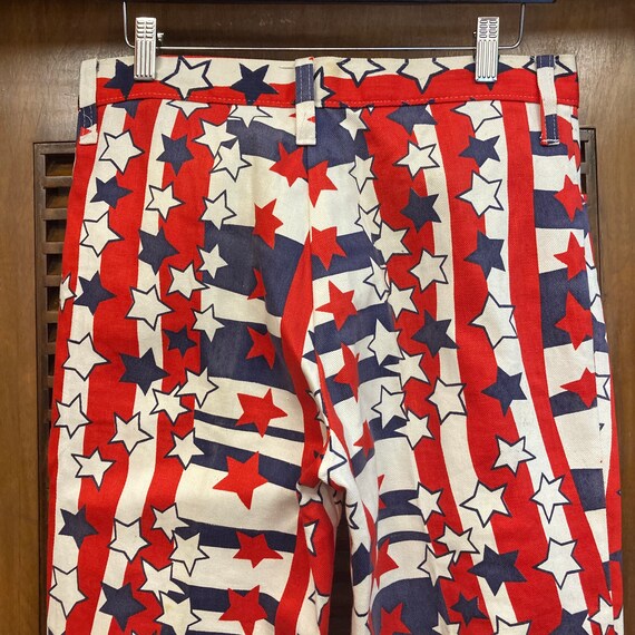 Vintage 1960’s Stars and Stripes Pop Art Pattern Flar… - Gem