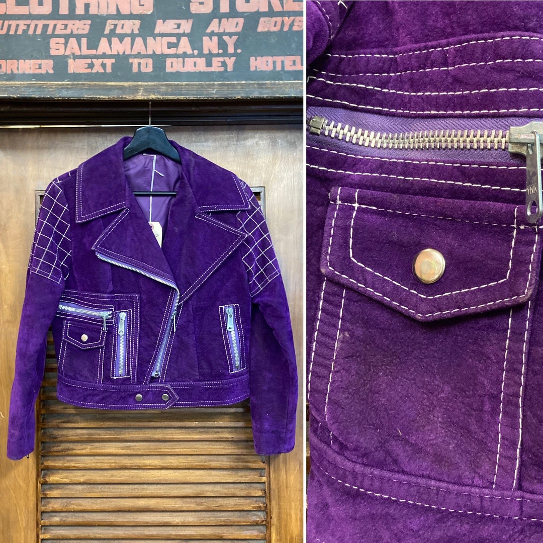 Vintage 1960’s Mod Motorcycle Style Cropped Jacket, 60’s Mod Style, 60 ...