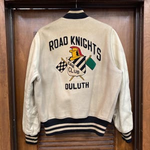 Vintage 1950’s Original “road Knights” Car Club Hot Rod Varsity ...