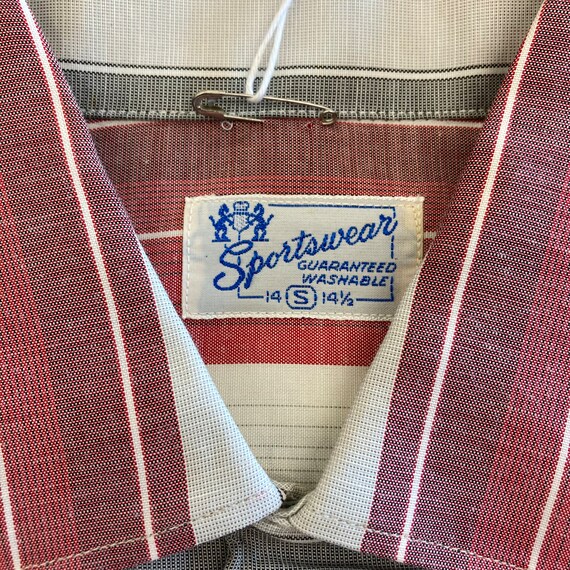 Vintage 1950’s -Deadstock- Atomic Border Stripe Elvis… - Gem