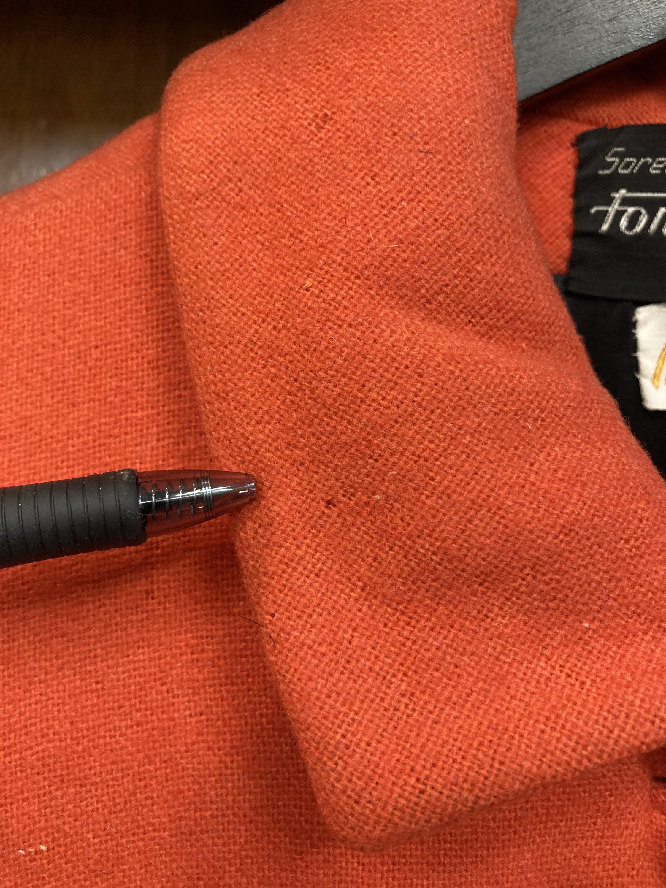 Vintage 1960s Orange Mod Op Art Psychedelic Wool Spy Coat - Etsy