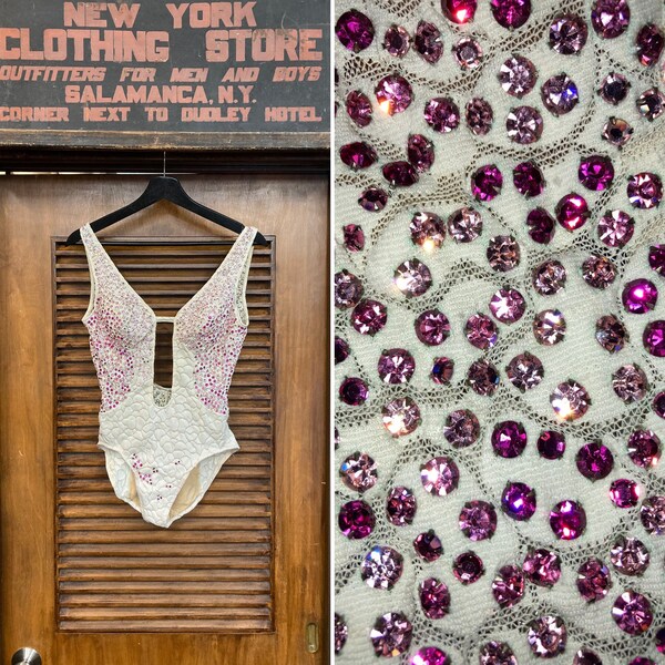Rhinestone Swimsuit - Etsy