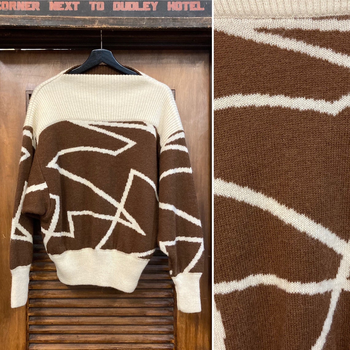 Vintage 1980s claude Montana Avant Garde New Wave Sweater - Etsy