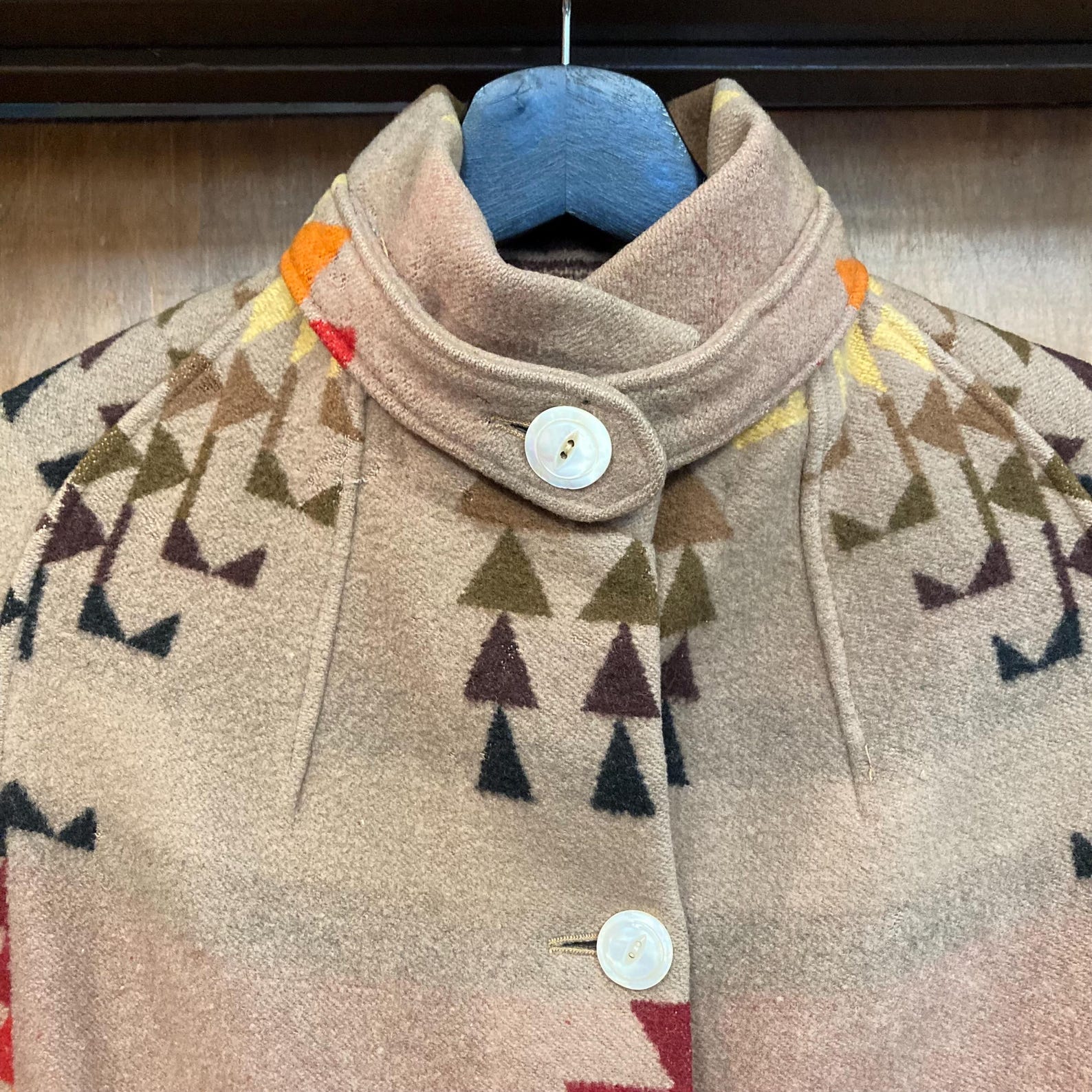 Vintage 1920’s Original “pendleton” Wool Southwest Native Toboggan ...
