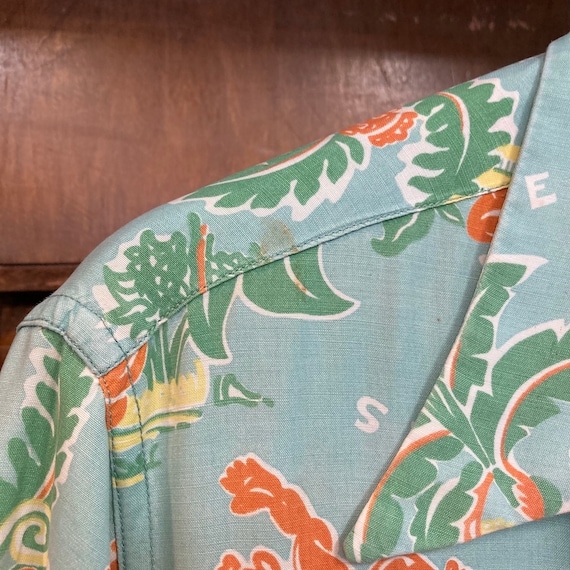 Vintage 1940’s Menehune Mythical Cartoon Tropical Ray… - Gem