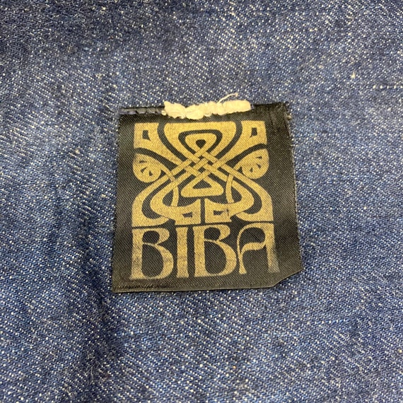 Vintage 1970’s “Biba” Label Mod Rocker Denim Jacket, … - Gem