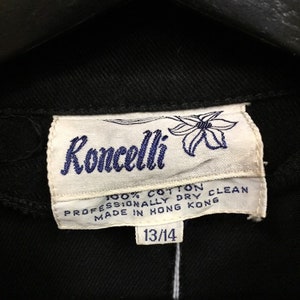 Vintage 1960’s “roncelli” Brand Two-tone Denim Glam Rock Jacket, Fitted ...