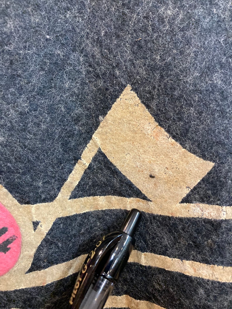 Vintage 1950s Rockabilly Music Notes Felt Appliqué Original - Etsy