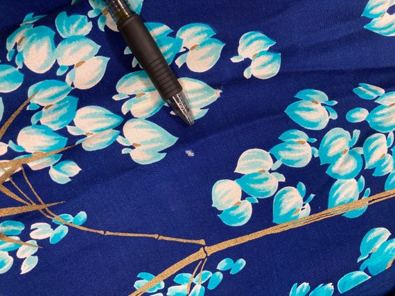 Vintage 1950’s Hawaiian Togs Cherry Blossom Rayon Pak… - Gem