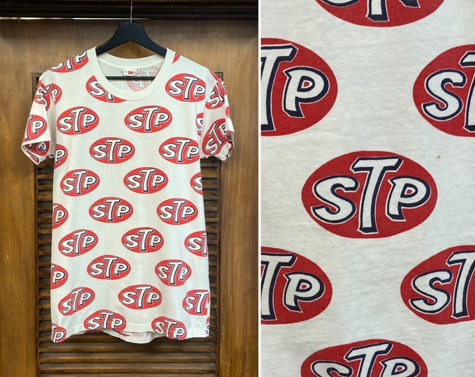 Vintage 1960s STP Hot Rod Car Club NHRA Drag Race Oil Pop Art T-shirt ...
