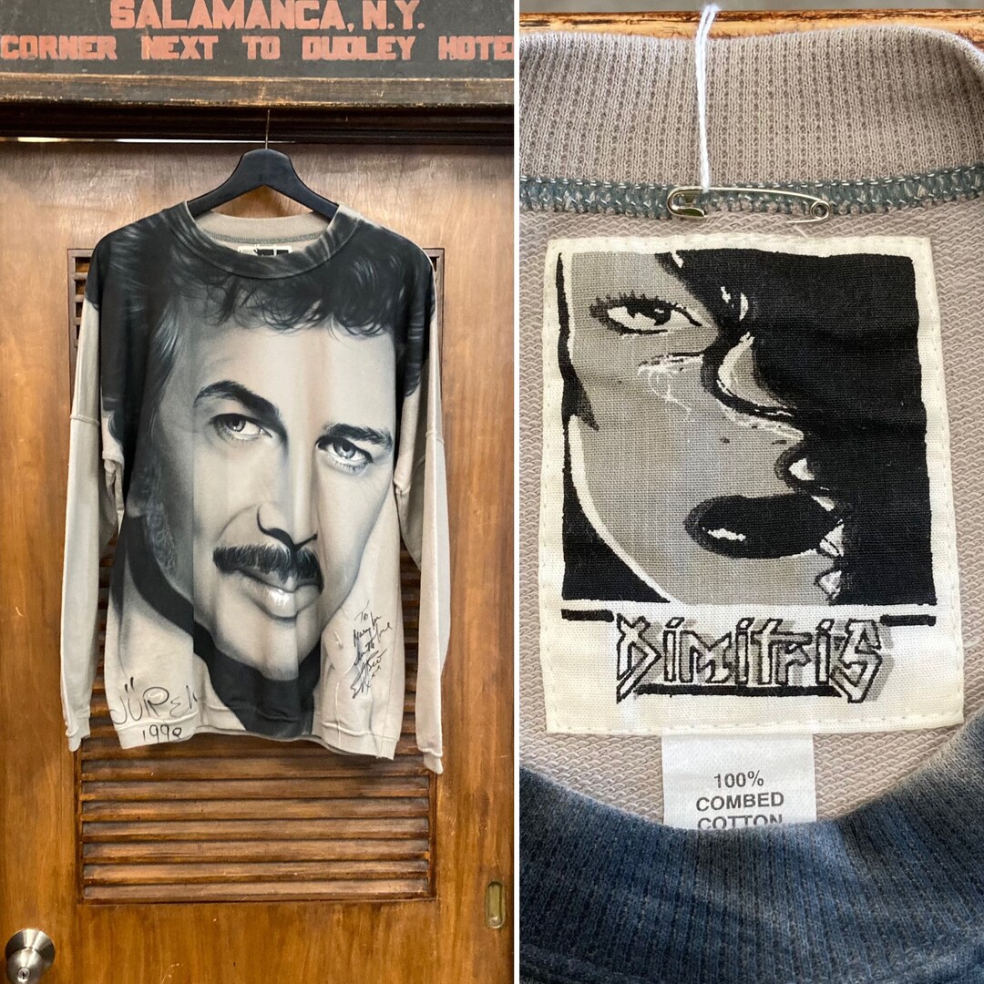 Vintage 1990s Dated 1990 Custom Airbrush Portrait Artwork Artist ...