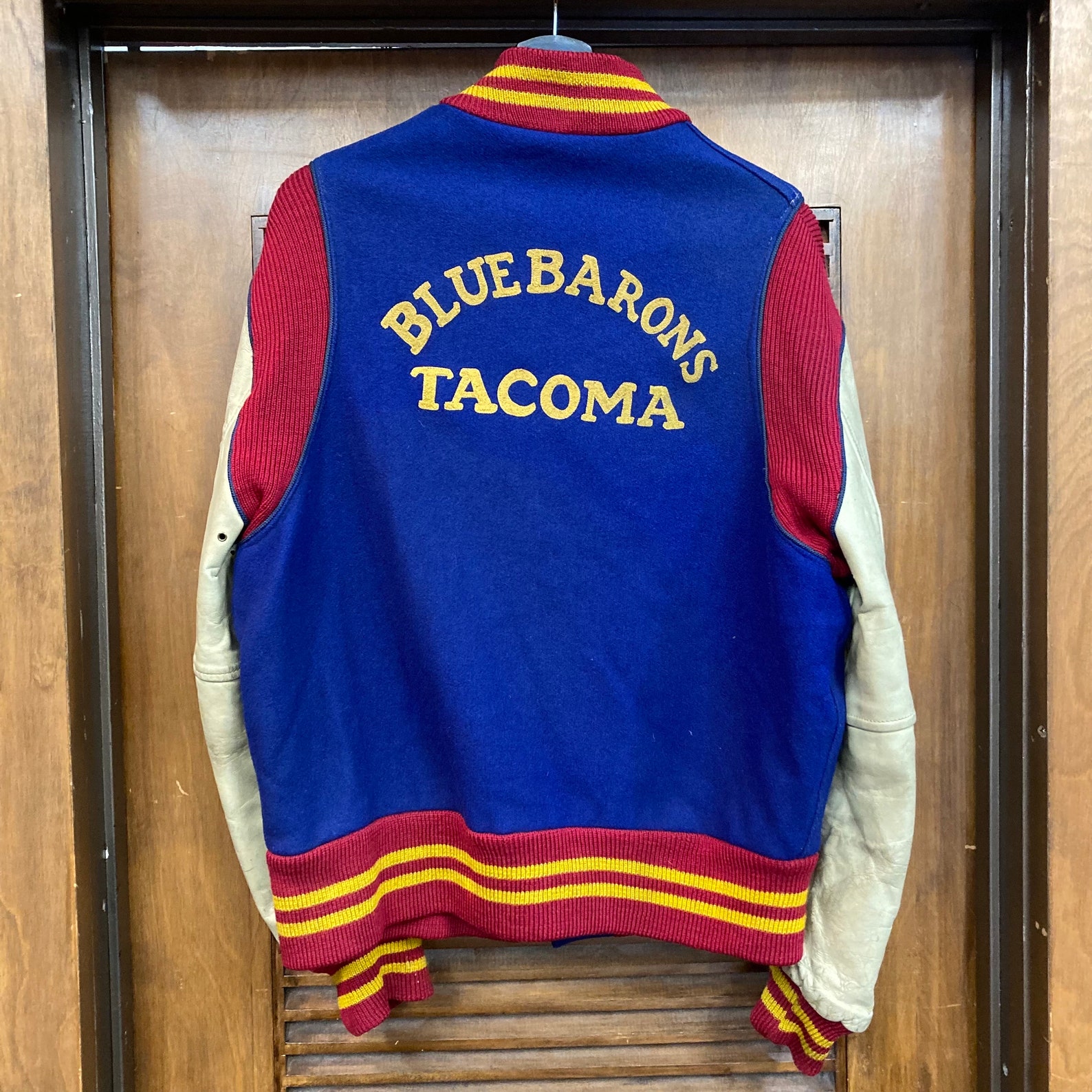 Vintage 1950s Original blue Barons Tacoma MC Motorcycle Club Car Club ...