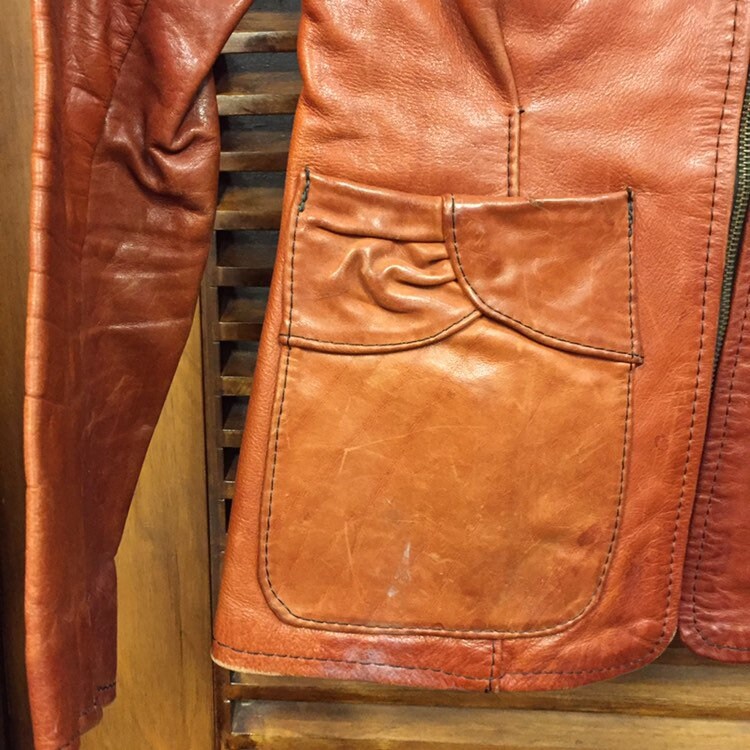 Vintage 1960s Gandalf Hippie Rocker Leather Jacket Fitted | Etsy