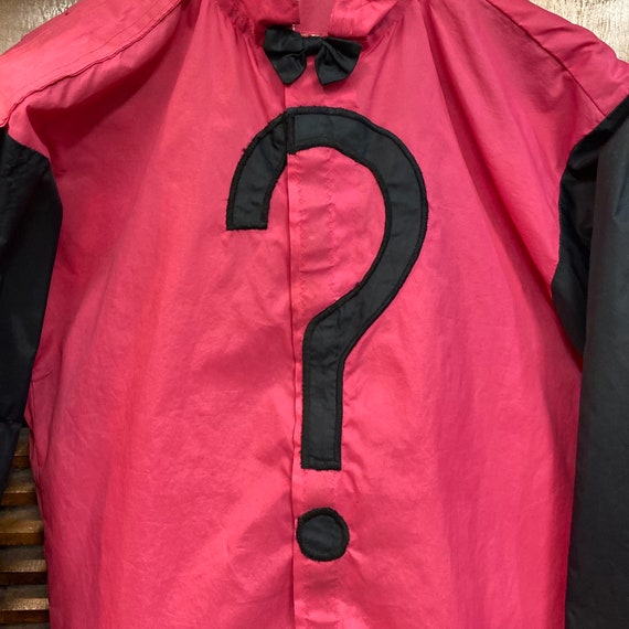 Vintage 1980’s Pink x Black Question Mark Jockey Hors… - Gem