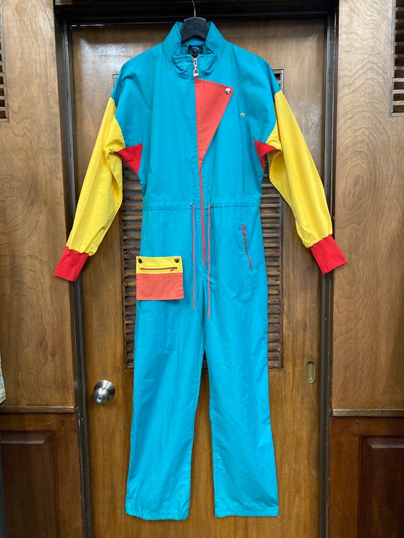 Vintage 1980's New Wave Avant Garde Colorblock Mod Ju… - Gem