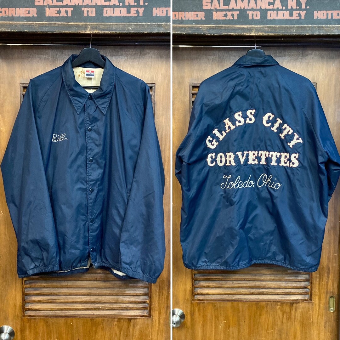 Vintage 1970’s Embroidered “glass City Corvettes” Car Club Hot Rod ...