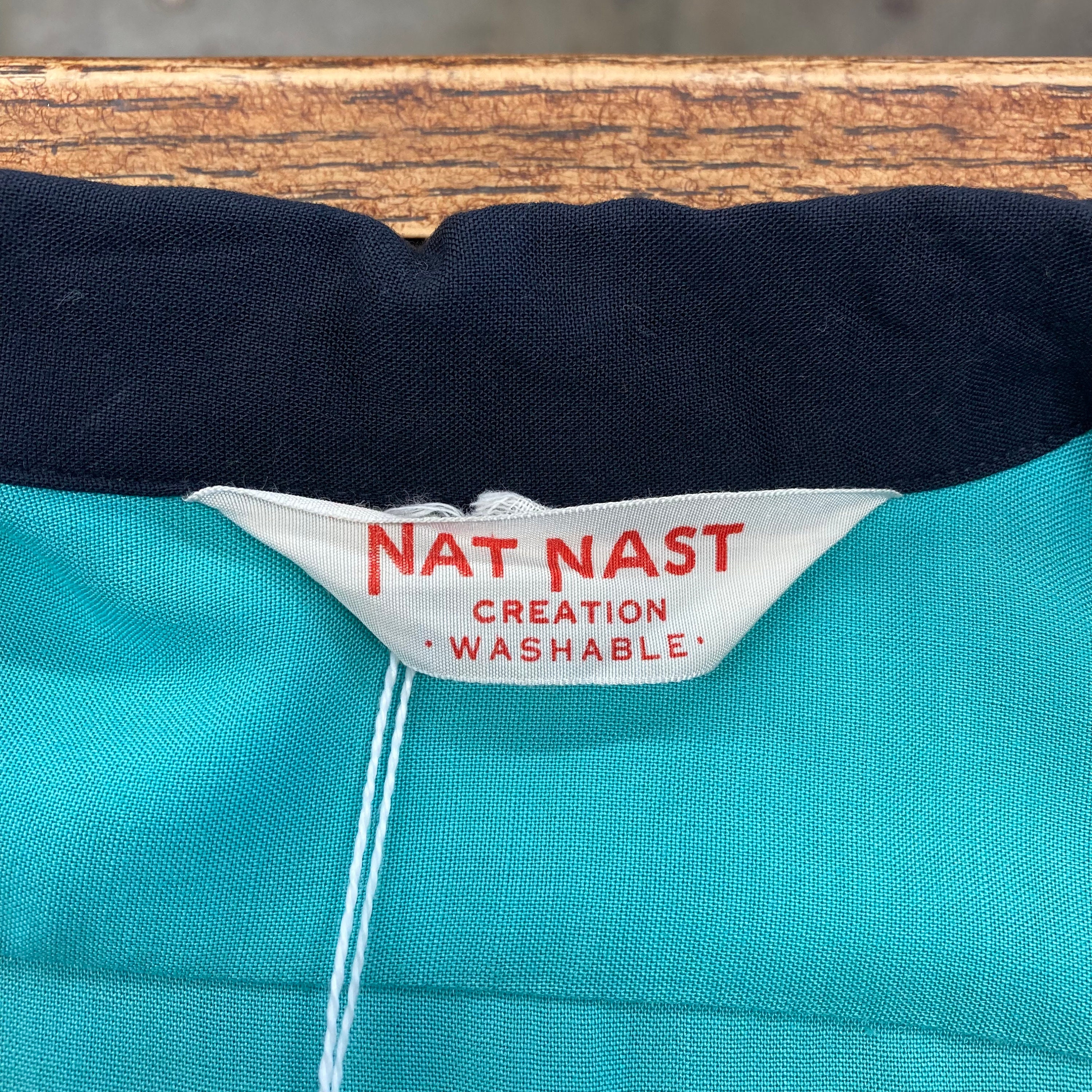 Vintage 1950's “nat Nast” Rayon Plumber Cartoon Bowling Vintage 1950's “nat Nast” Rayon Plumber Cartoon Bowling