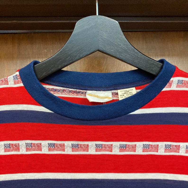Vintage 1970s Flag Patriotic Pop Art Stars and Stripes Mod - Etsy