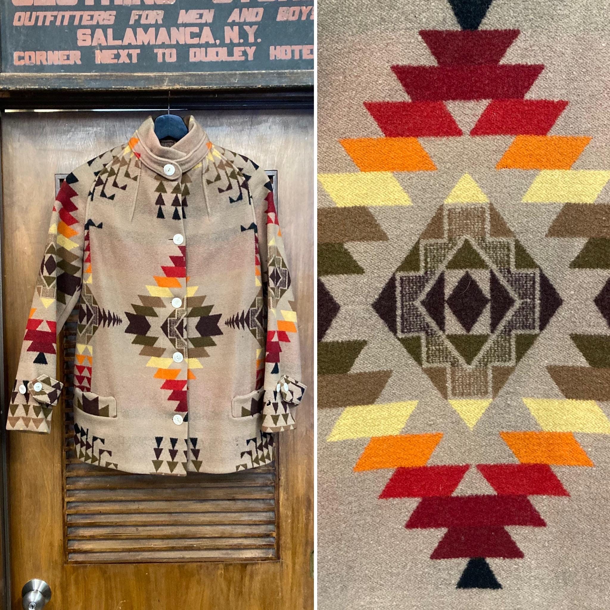 Vintage 1920’s Original “pendleton” Wool Southwest Native Toboggan ...