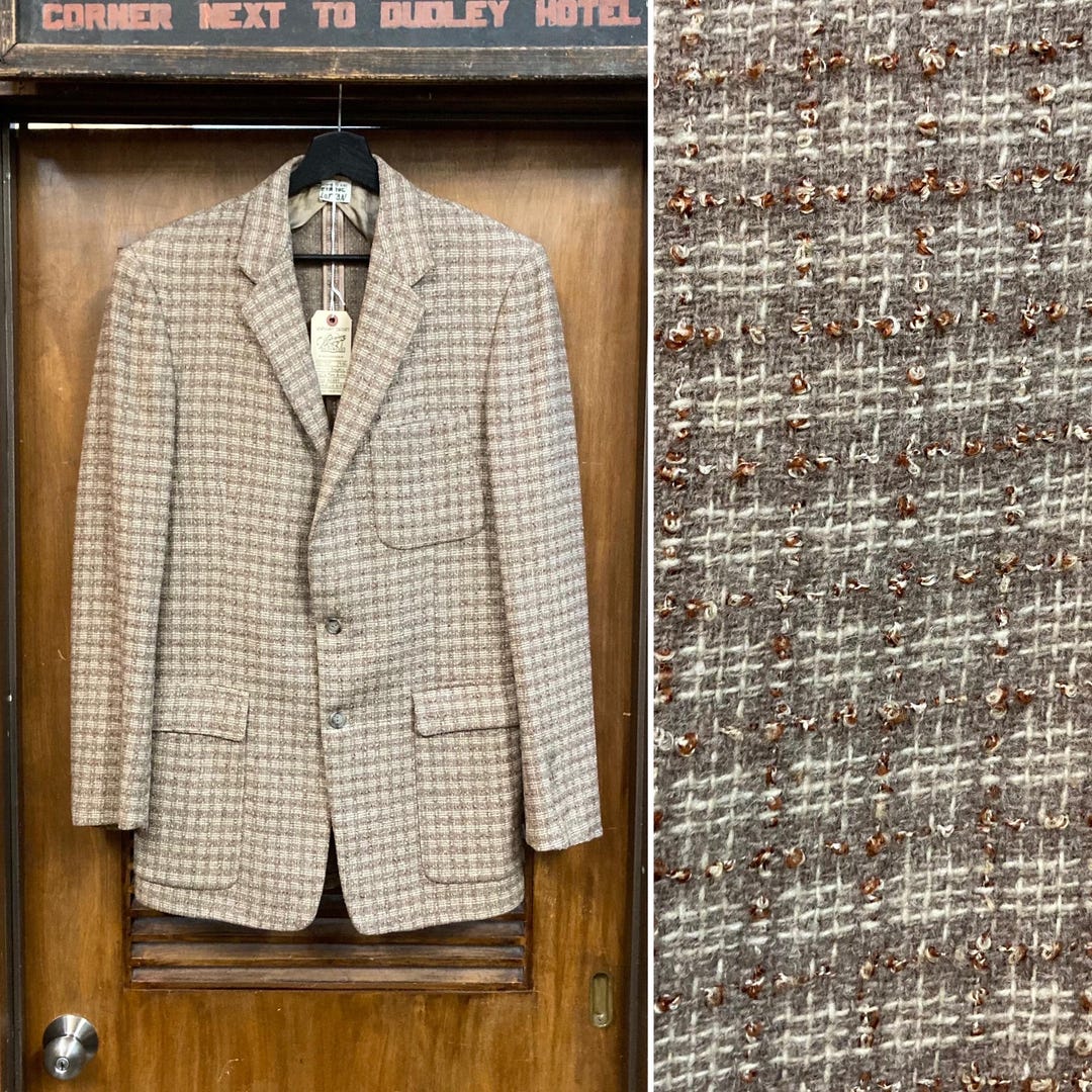 Vintage 1950’s Atomic Fleck Two-button Patch Pocket Rockabilly Blazer ...