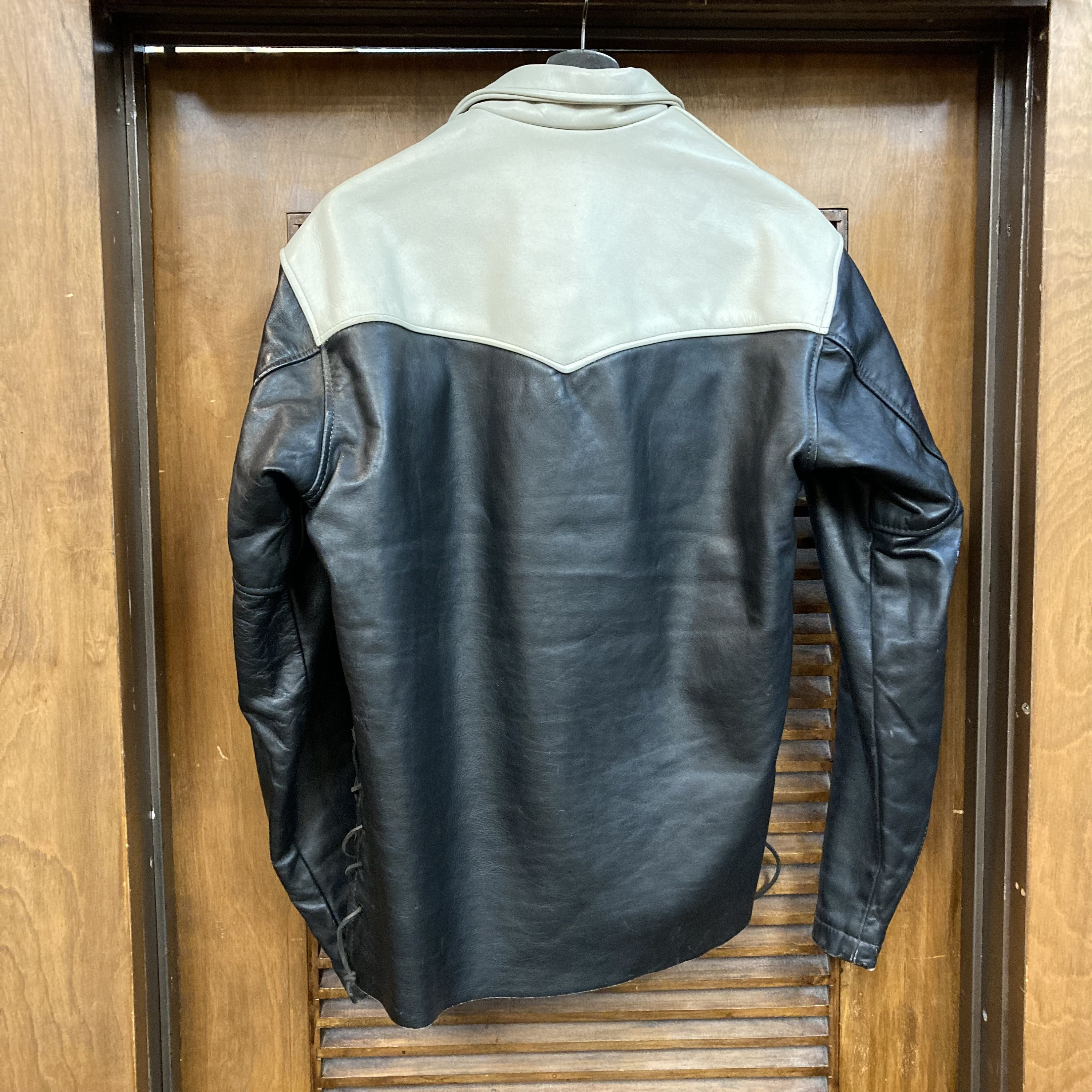 Vintage 1980's “vanson” 2-tone Motorcycle MC Lace-up Vintage 1980's “vanson” 2-tone Motorcycle MC Lace-up