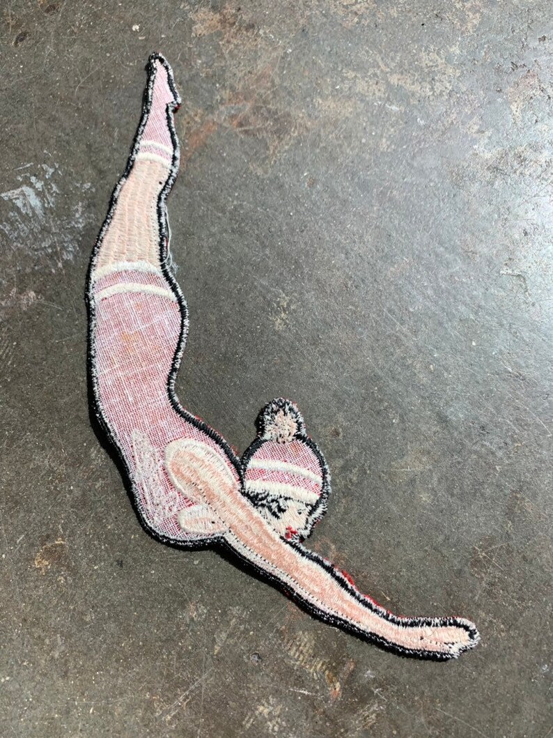 Vintage 1950's Jantzen Diving Lady Iconic Patch Vintage | Etsy