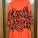 Vintage 1960s Orange Mod Op Art Psychedelic Wool Spy Coat - Etsy