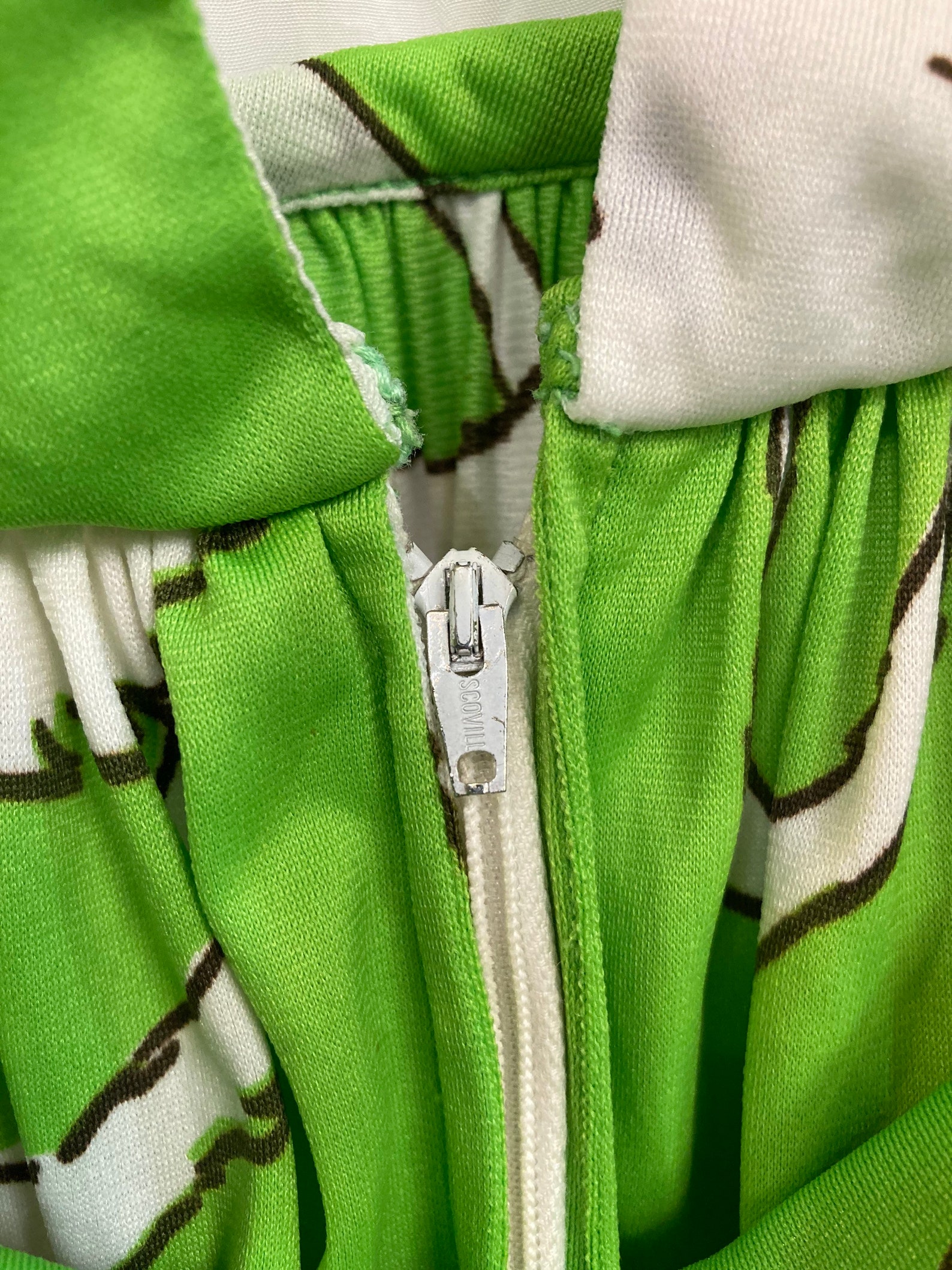 Vintage 1960s Pop Art Donald Brooks Designer Monkey Ice Cream Print ...