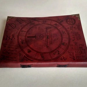 Leather Journal Gravity Falls Bill Cipher - Etsy UK