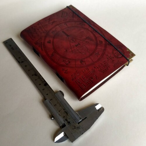 Leather Journal Gravity Falls Bill Cipher - Etsy