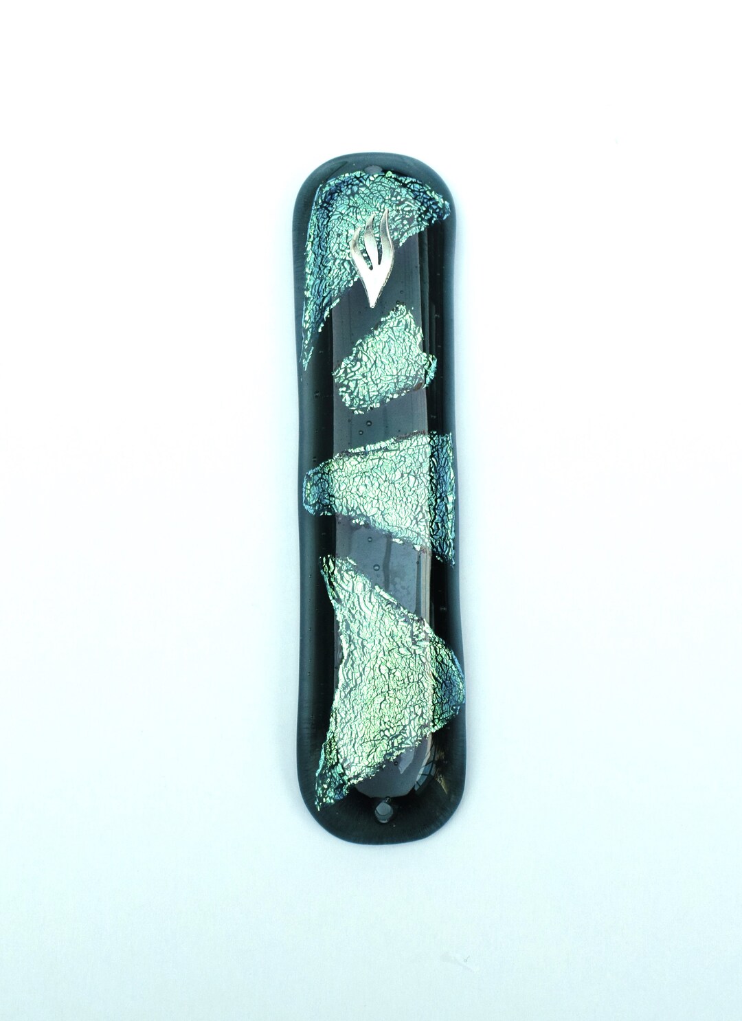 MEZUZAH. Extra Large Stunning Glass Art Mezuzah, Handmade/unique ...