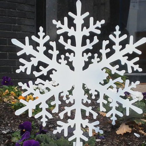 20 1/2 Tin Snowflake Rustic Tin Snowflake Tin | Etsy