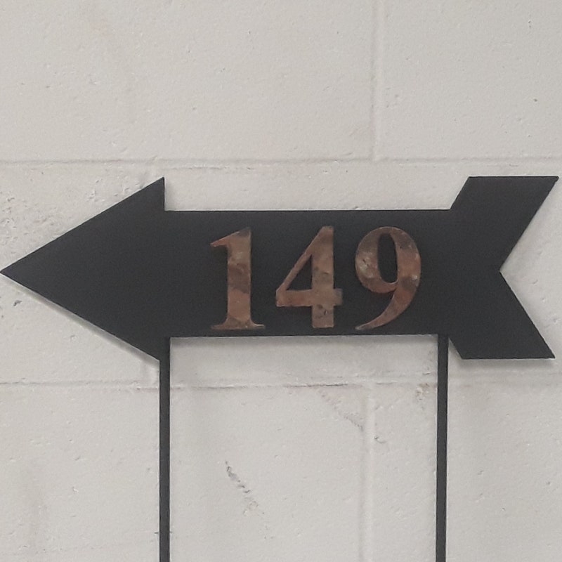 Metal Arrow Sign - Etsy