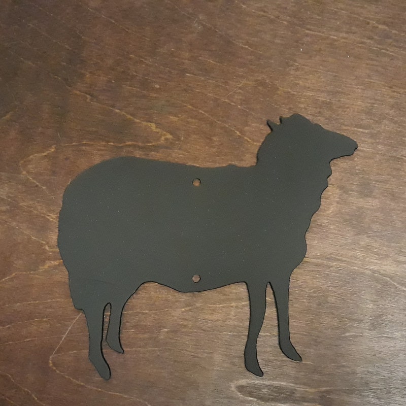 Metal Sheep Yard Art - Etsy