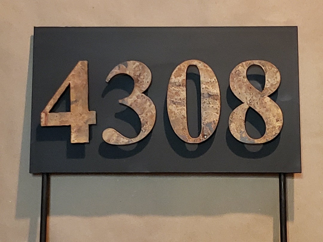 Custom Address Plate