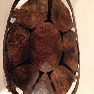 Metal Tortoise Turtle Art Sculpture Yard Garden Art Handcrafted Metal ...