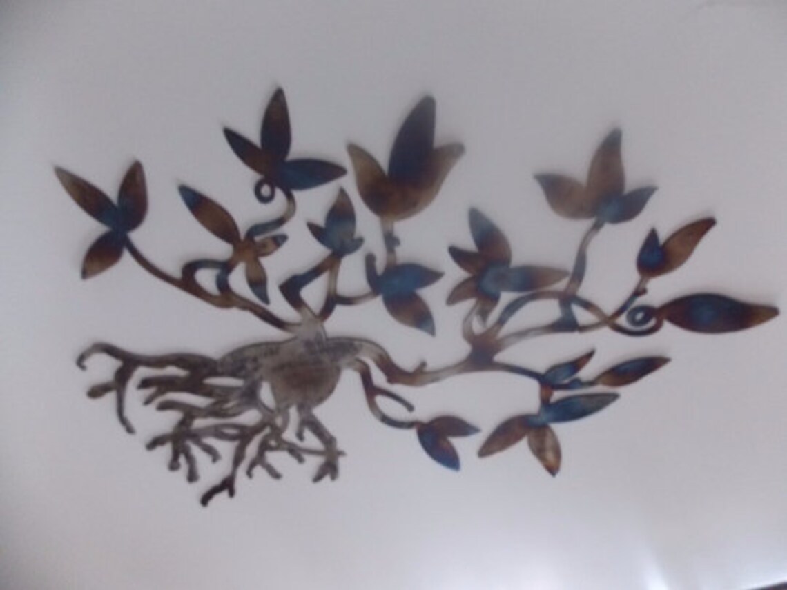 Custom Metal Tree Shaped Wall Art Home Decor Metal Fab Metal - Etsy