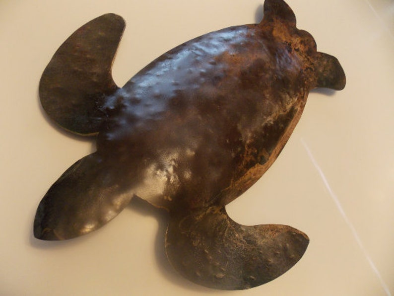 Custom Sea Turtle Metal Sculpture Handcrafted and Shaped - Etsy